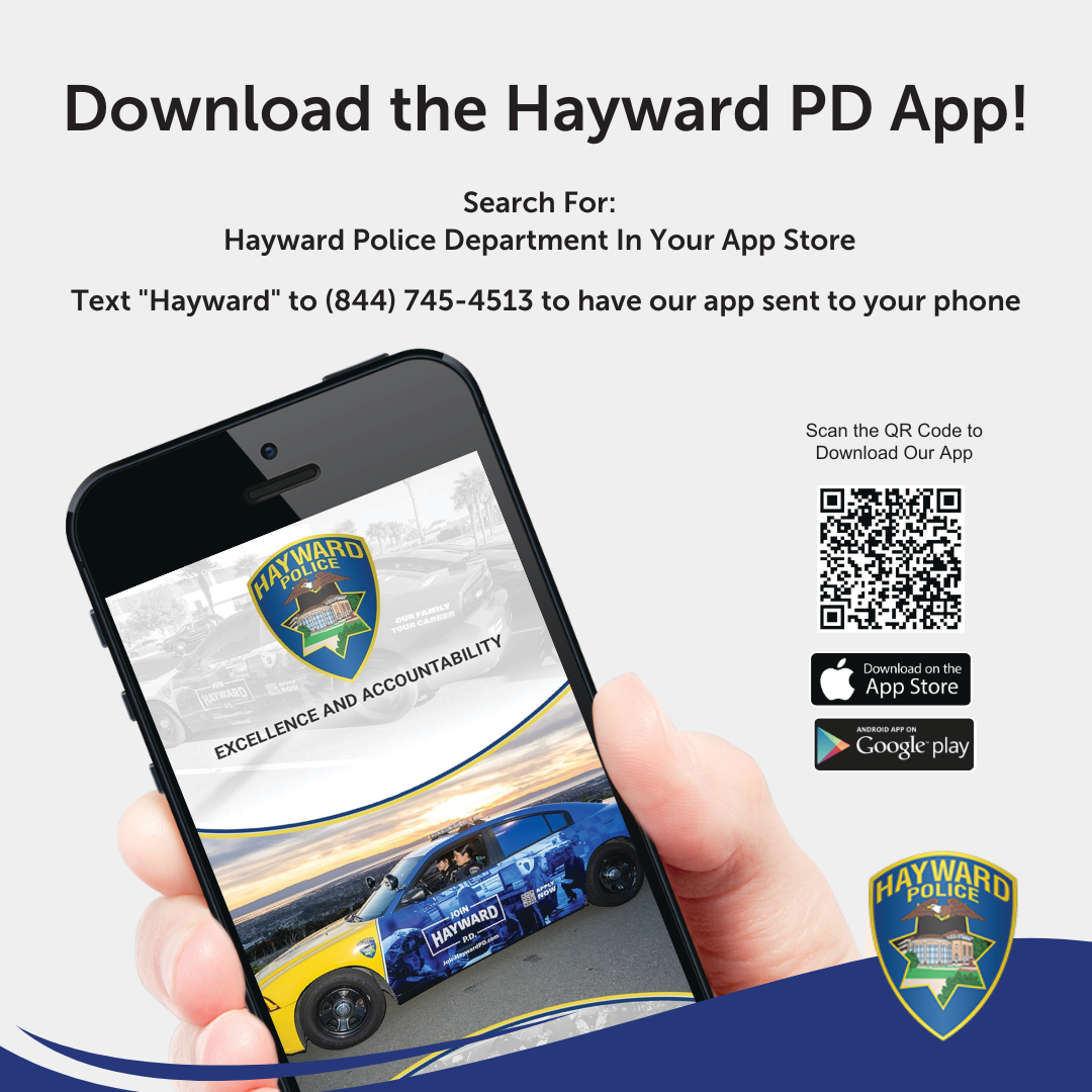 The Hayward Police Department has exciting news to share! (Hayward ...