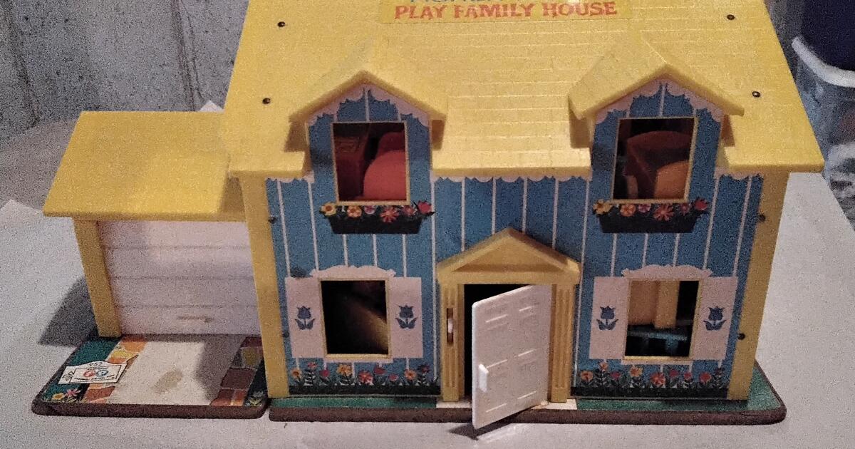 Vintage Fisher Price Little People play House with extras (1969-1979 ...