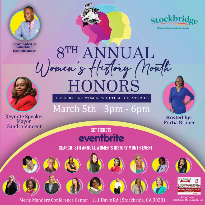 **March is Women's History Month and Stockbridge Councilman Elton ...