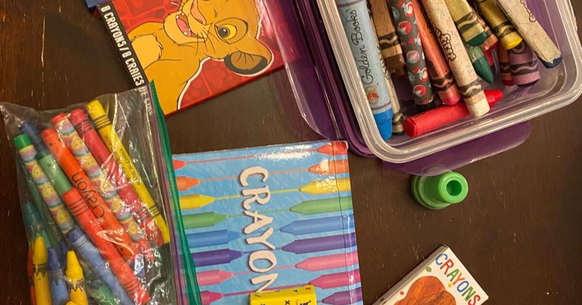 *pending pickup* Crayons and Scissors Set for Free in Arlington, VA ...