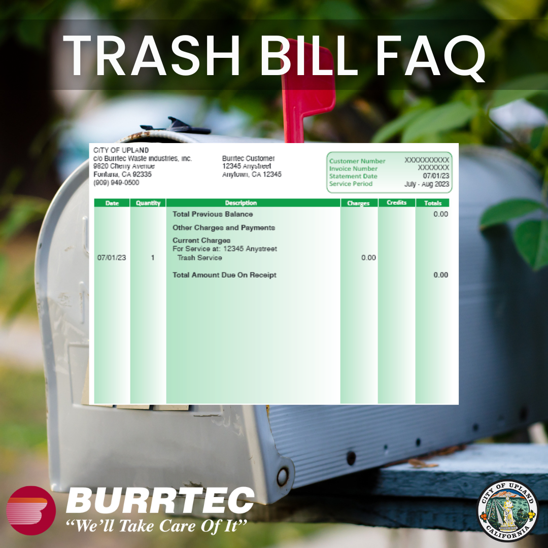 🚚 Trash Bill Frequently Asked Questions: (City of Upland) — Nextdoor ...