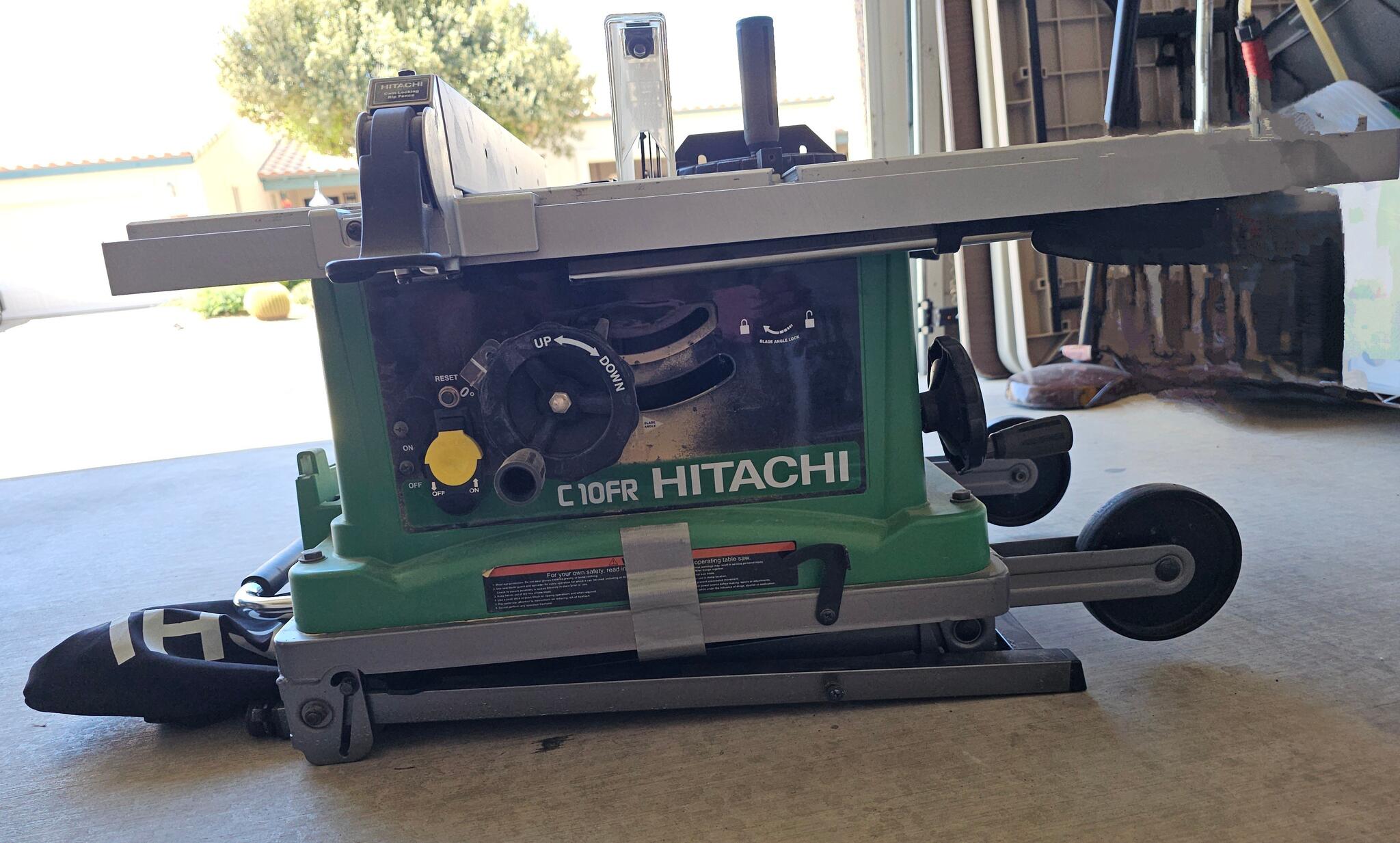 Used Hitachi Table Saw With Legs for $175 in Green Valley, AZ | For ...