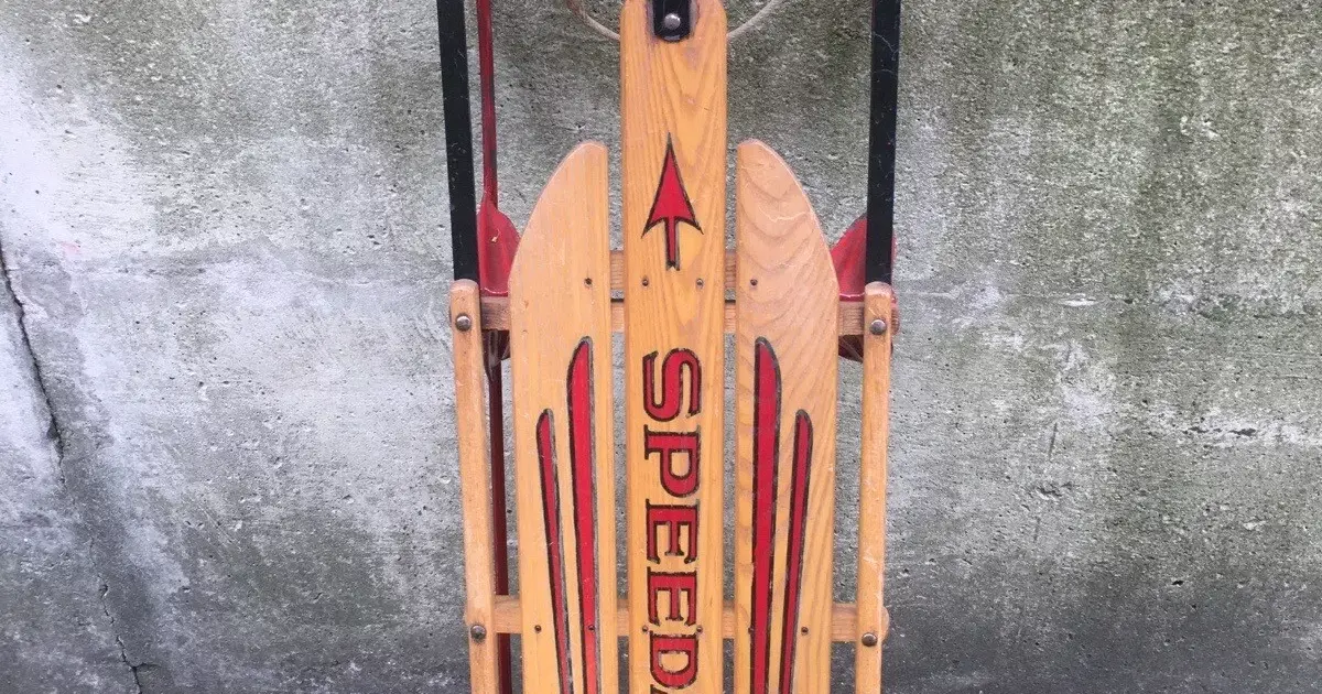 Speedaway Wooden Sled for $35 in Bowie, MD | For Sale & Free — Nextdoor