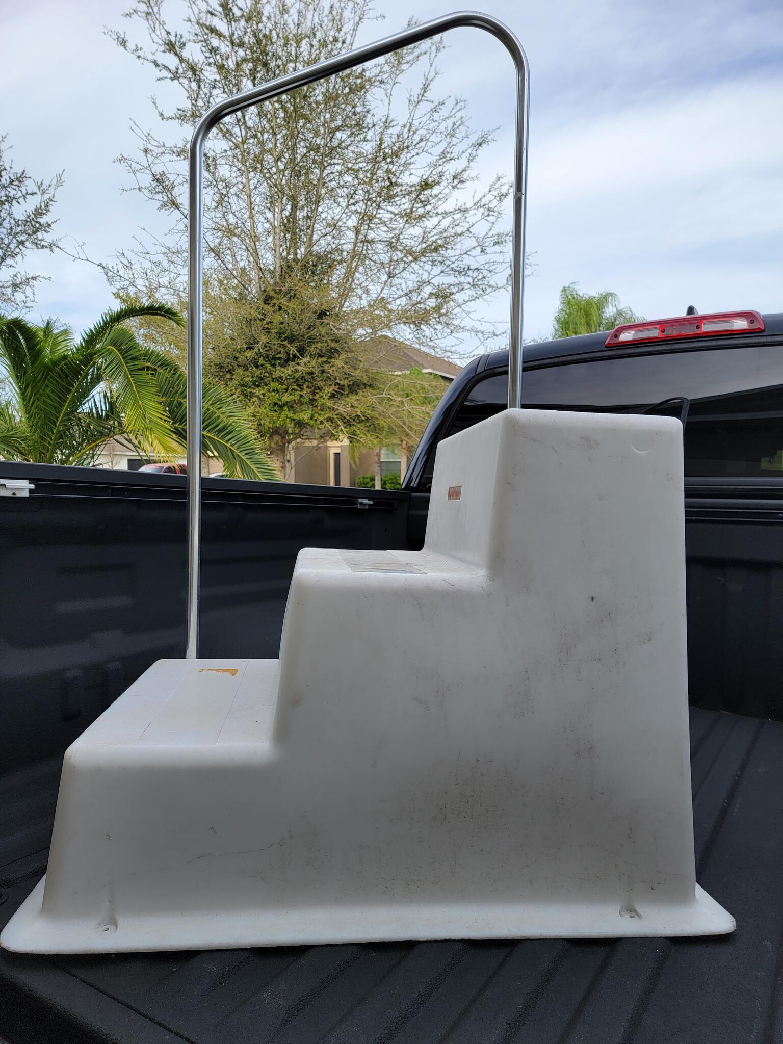 Taylor Made Boat Boarding Stairs With Handrail Triple Step for $85 in ...