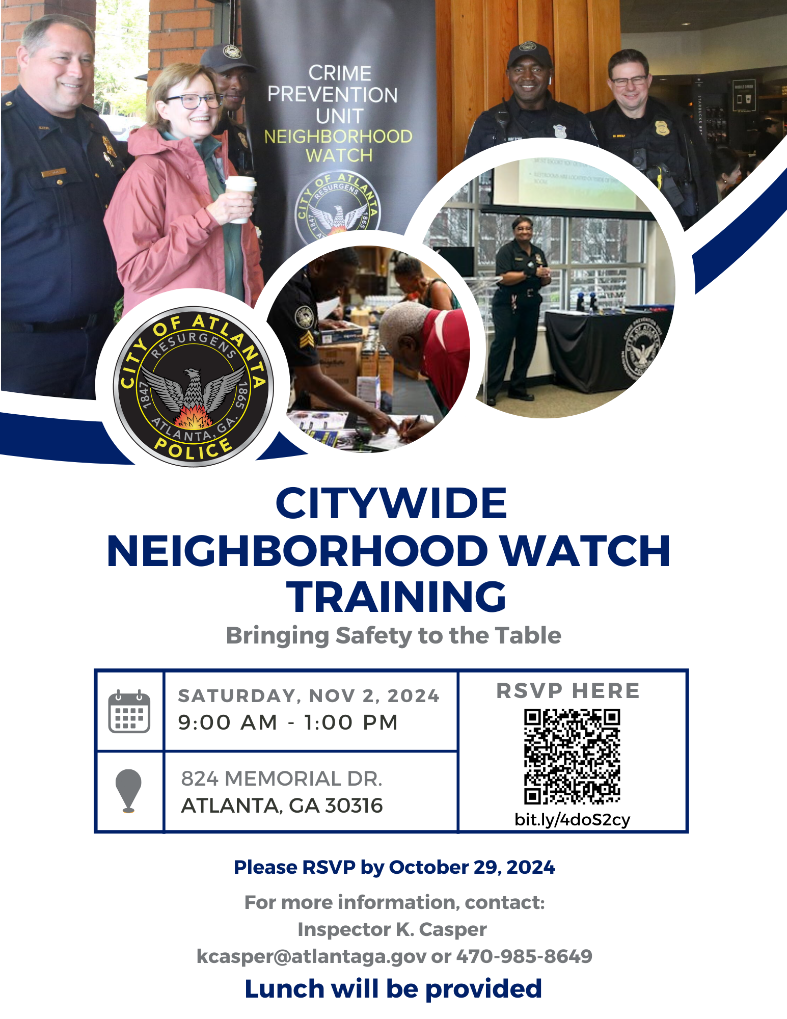 Please join Crime Prevention Unit for our 2nd Annual Neighborhood Watch ...