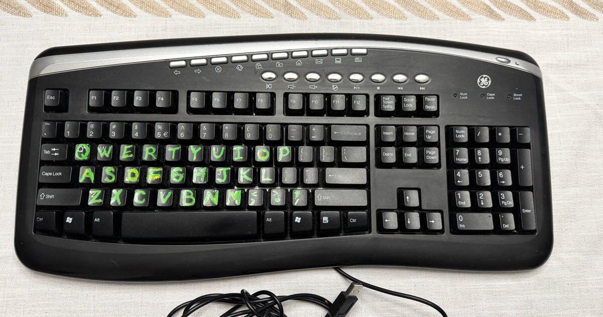 FREE: GE Wired Computer Keyboard for Free in Port Murray, NJ | For Sale ...