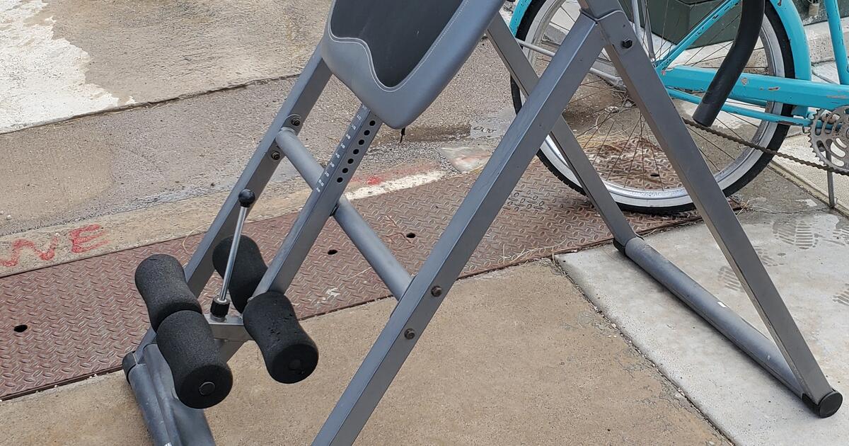 FREE- On Curb. UPDATE. Only Inversion table available. Vintage bike ...