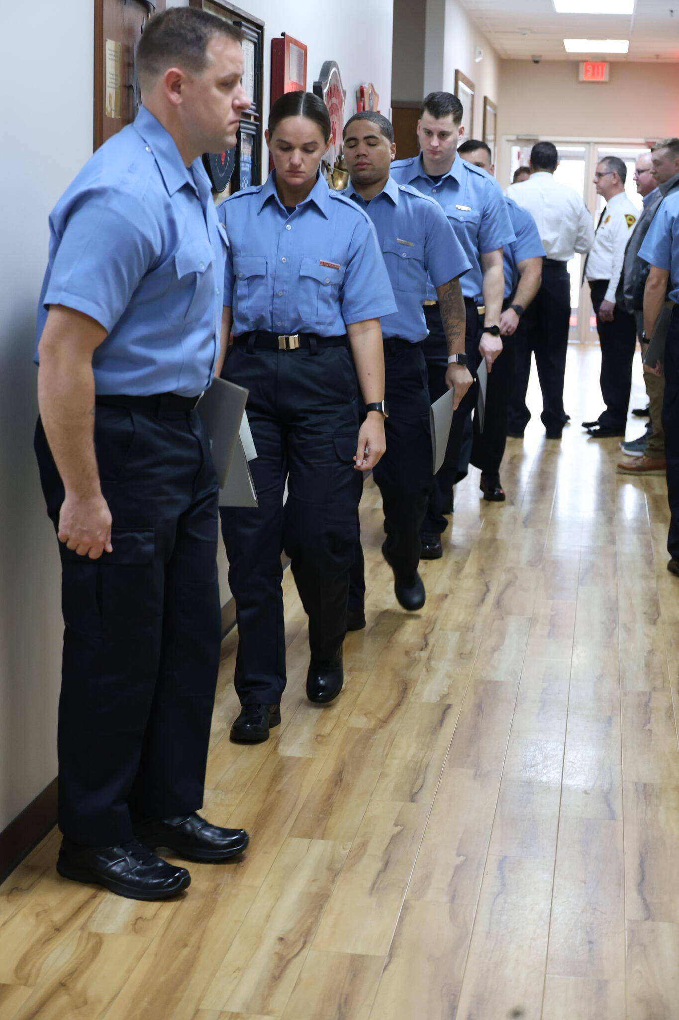 The Indianapolis Fire Departments 90th recruit class took the oath to ...