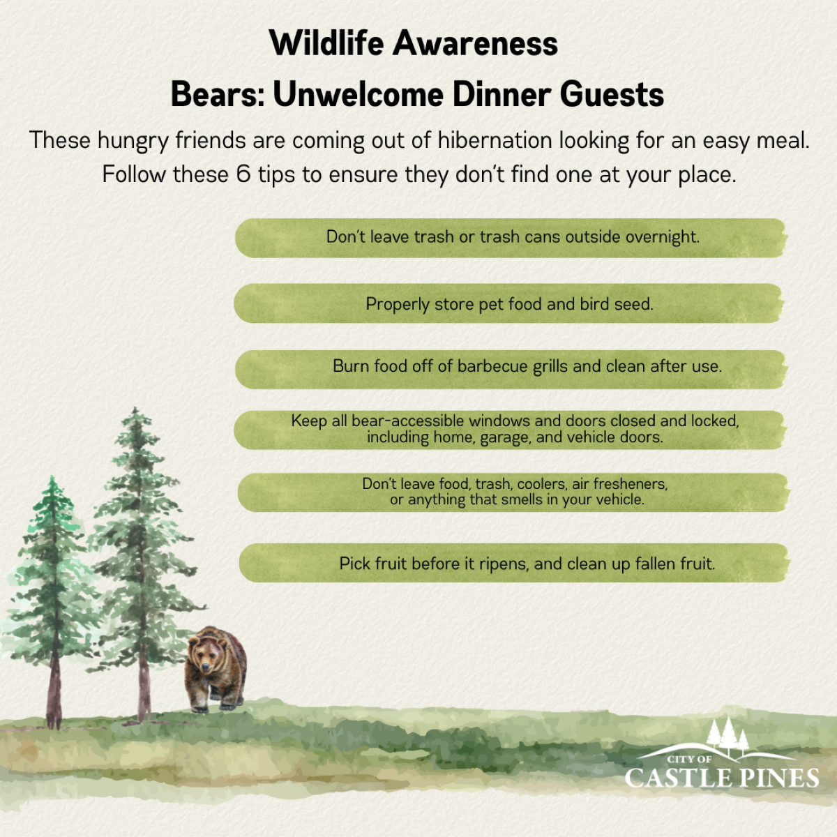 The City of Castle Pines is lucky to have a thriving wildlife ...