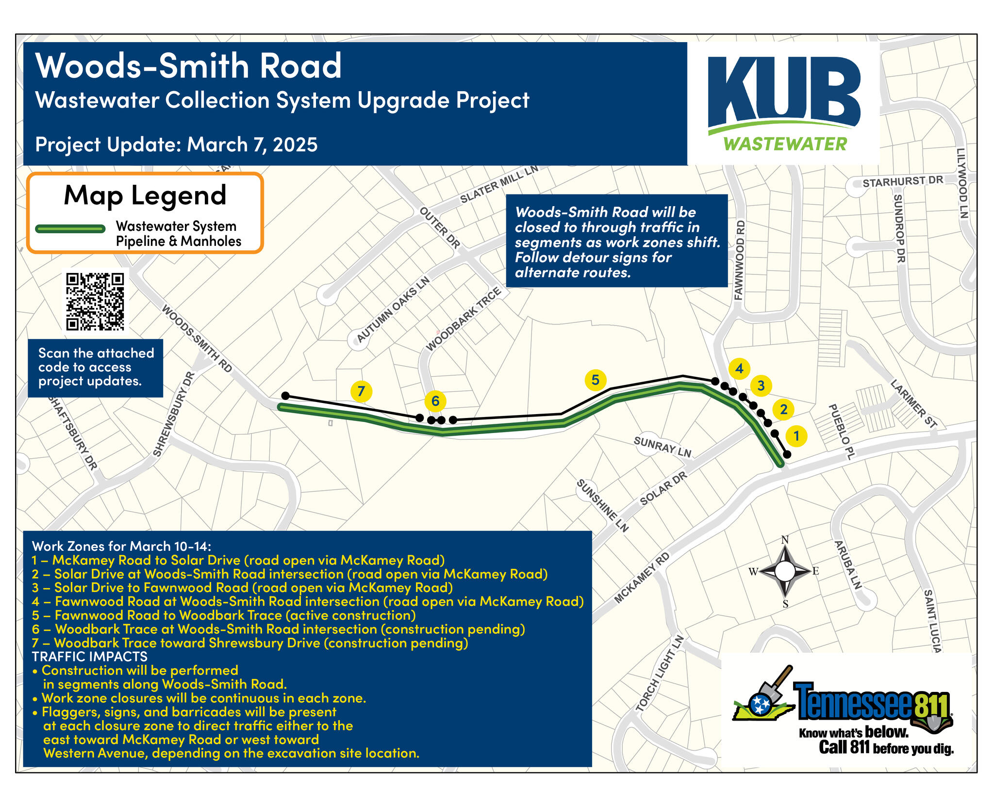 March 7, 2025 - Please see the attached updated map for the KUB ...
