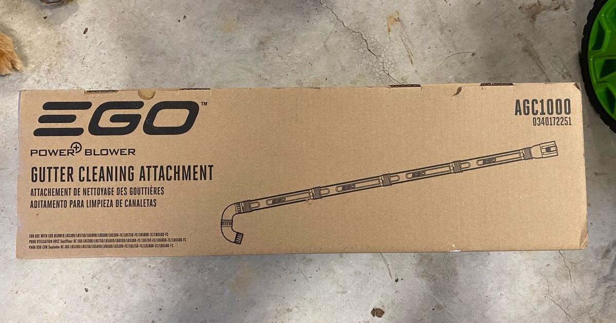 Ego gutter cleaning attachment for Ego leaf blower for $30 in Loudon ...