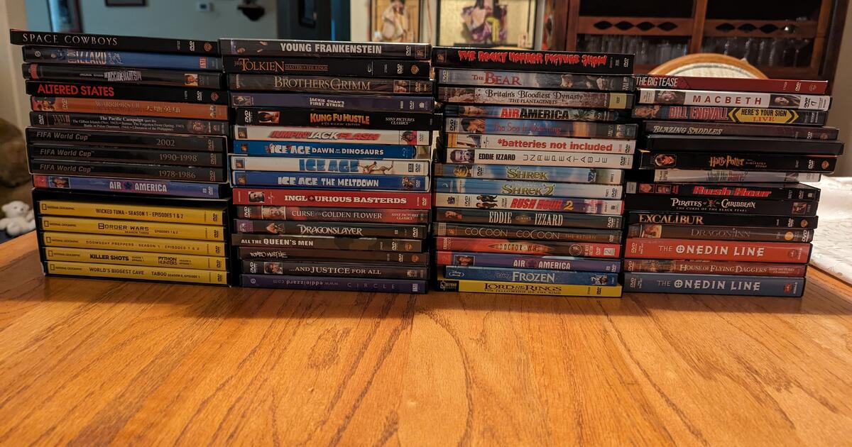 168 DVD Titles -- All Genres for $150 in Melbourne, FL | For Sale ...