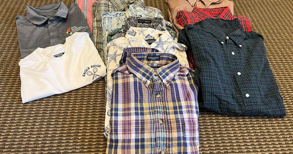 Men’s Assorted Shirts-Size Medium-Qty 11 for $9 in Orchard Park, NY ...