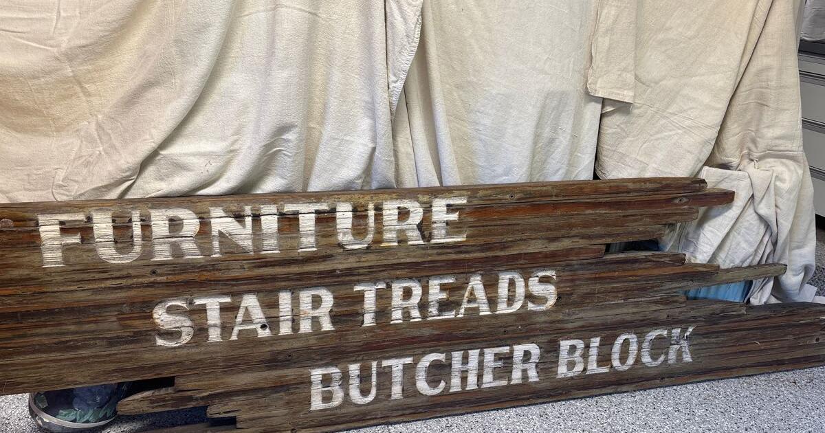 Vintage Wooden Hardware Store Signage with Text for $210 in Auburn, CA ...