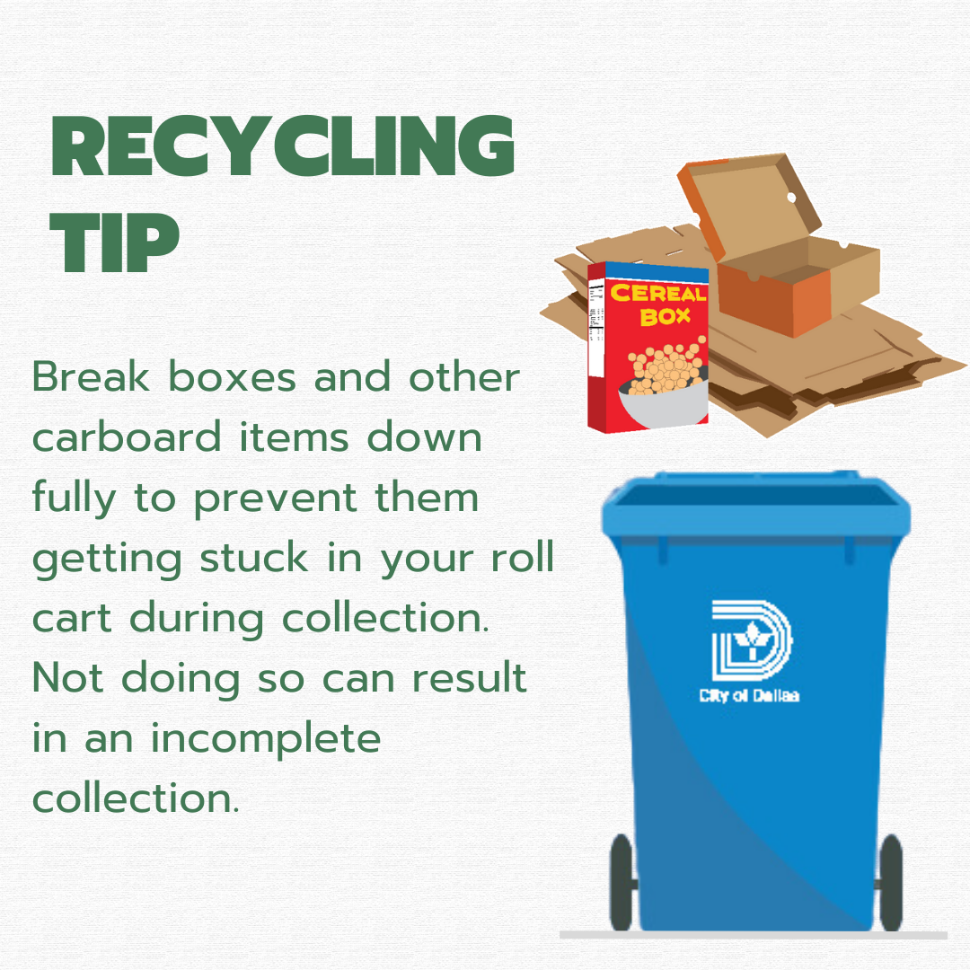 Did you know not breaking boxes down fully can result in your items ...