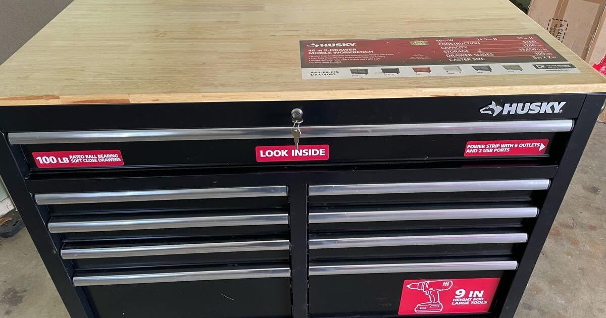 New/barely used Husky 46 inch toolbox for $300 in Smithsburg, MD | For ...