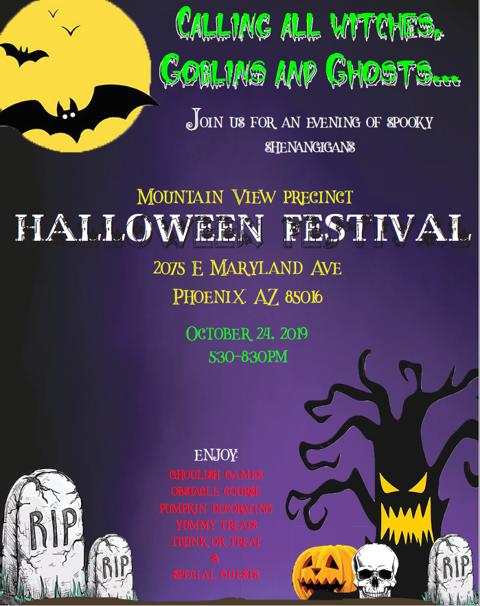 Mountain View Precinct Halloween Festival (Phoenix Police Department ...