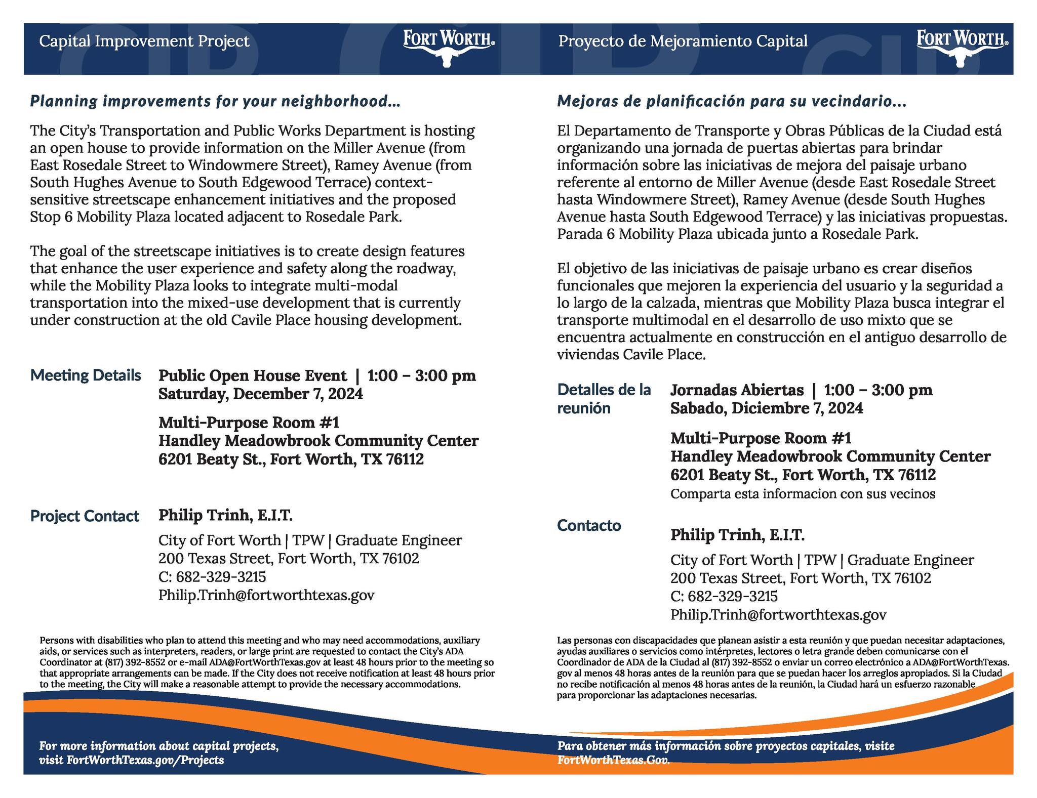 CFW: Stop Six Mobility HIB in TPW (Fort Worth Community Engagement ...