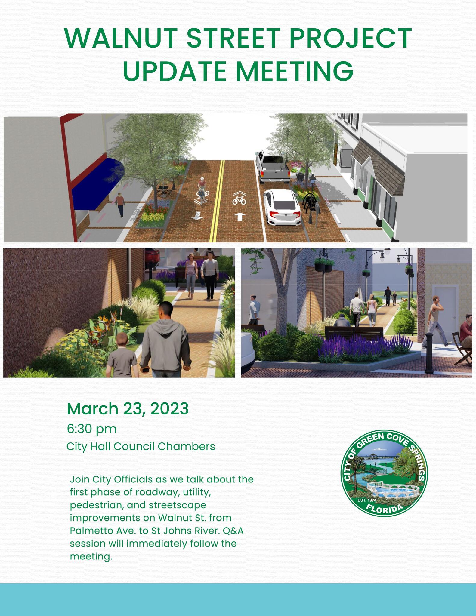 **Renderings pictured in flyer are from the 2021 Walnut Street Design ...