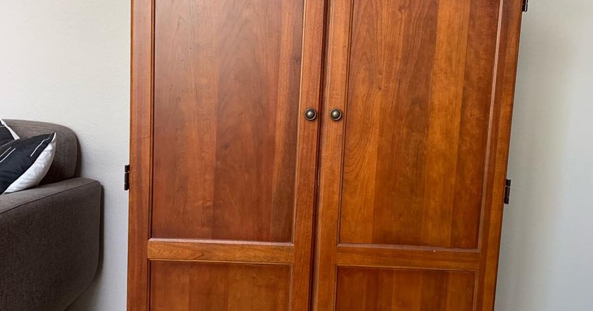 Beautiful Solid Cherry Entertainment Cabinet for $20 in Lafayette, CO ...