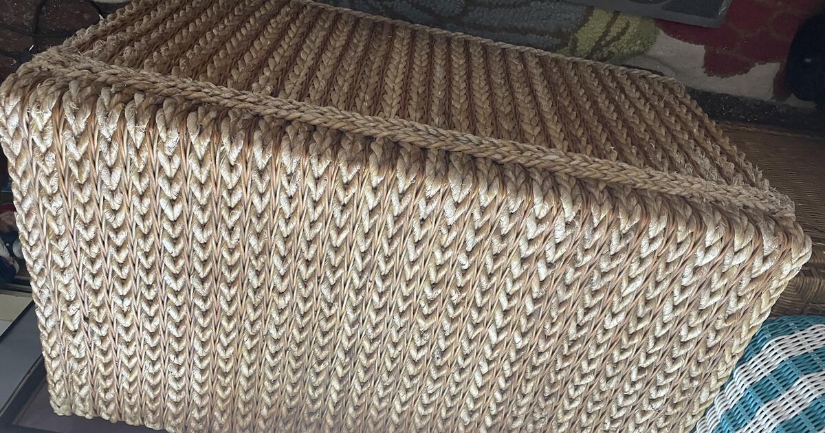 2 Wicker Chests; One coffee table with a top that lifts for Free in ...