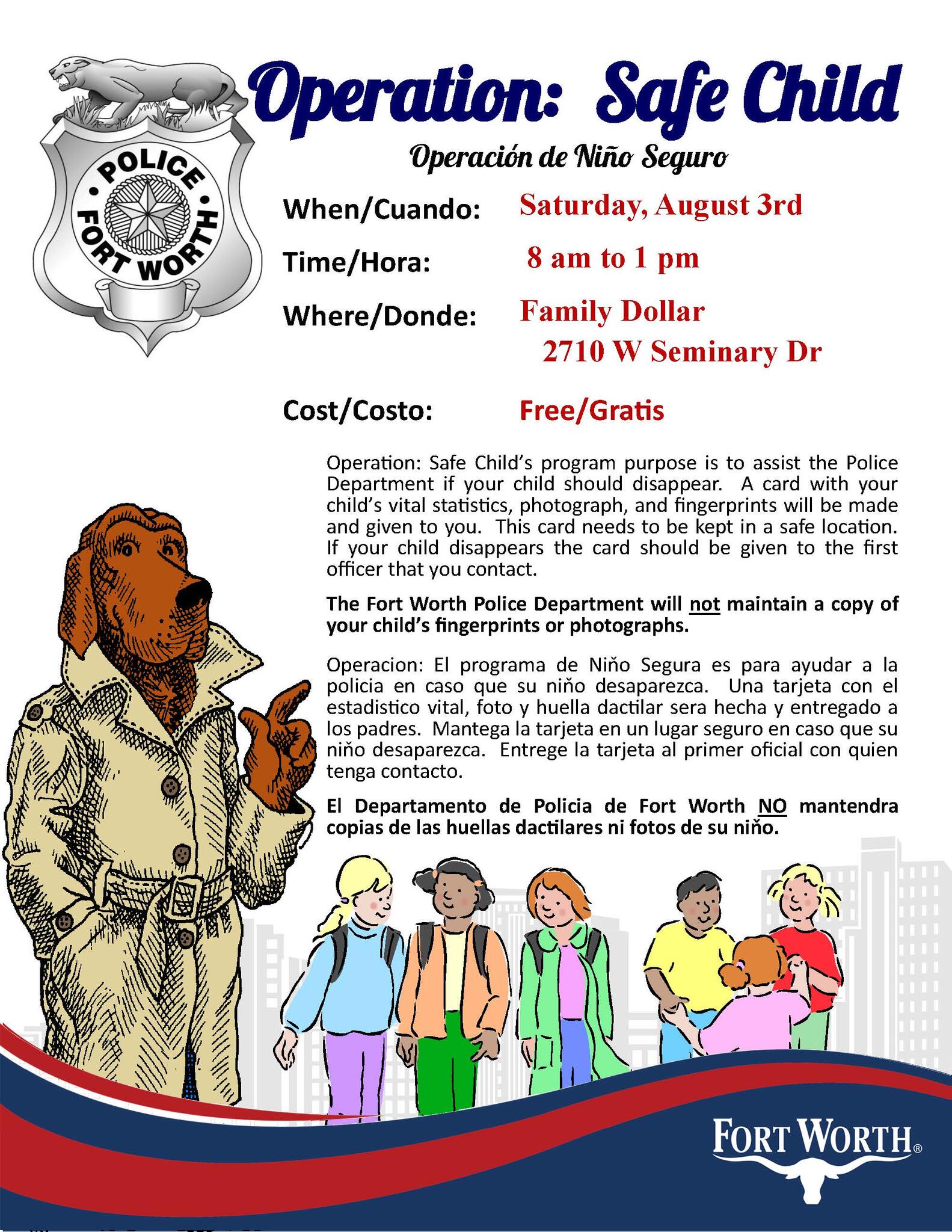 Operation: Safe Child (Fort Worth Police Department) — Nextdoor — Nextdoor