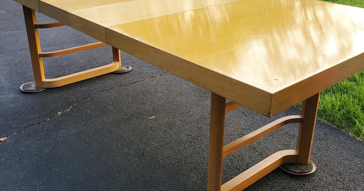 Golden Color Wood Table for Free in Geneva, IL | For Sale & Free — Nextdoor