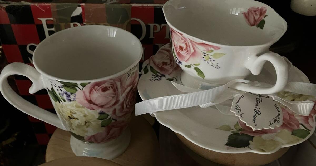 Eileen's Reserve Teacup & Saucer & Mug for $25 in Miami, FL | For Sale ...