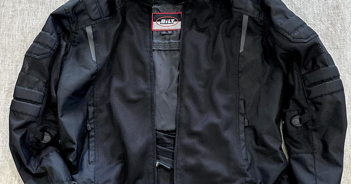 Bilt mesh motorcycle jacket 4X (fits like 3X) for $100 in Knoxville, TN ...