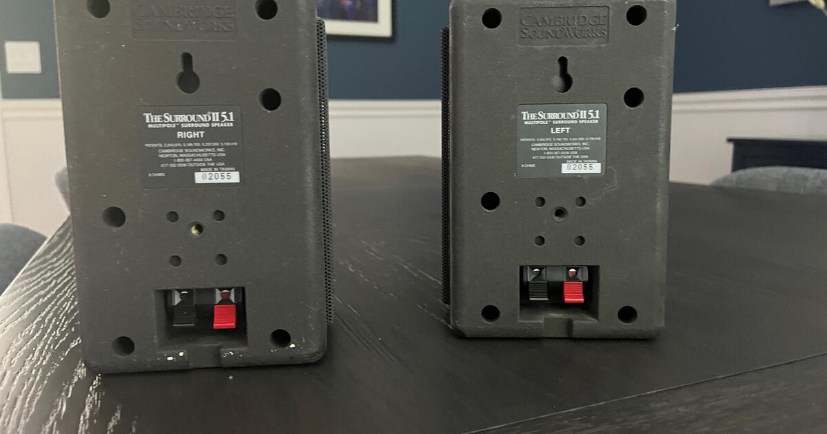 Cambridge SoundWorks speakers for Free in Morristown, NJ | For Sale ...