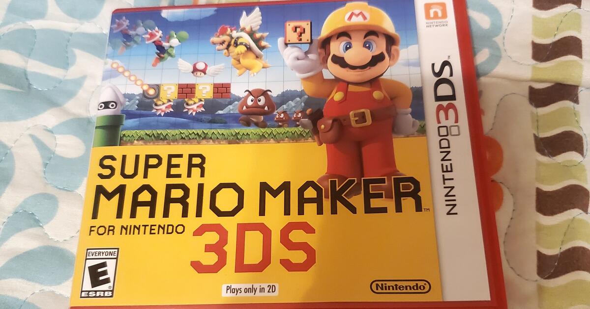Super Mario Maker for Nintendo 3DS [ First Print ] (3DS) for $20 in ...