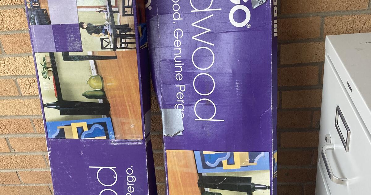 A full box (plus) Pergo hardwood flooring and 3/4 a package of roof ...