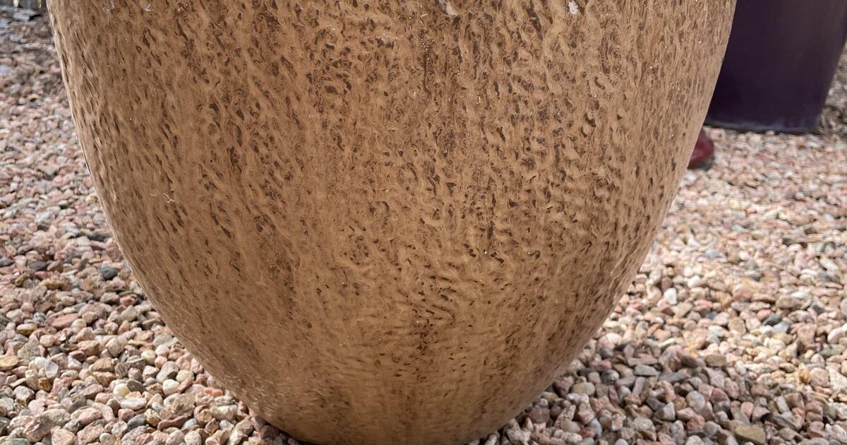Large tan and brown ceramic pot for $40 in Santa Fe, NM | For Sale ...