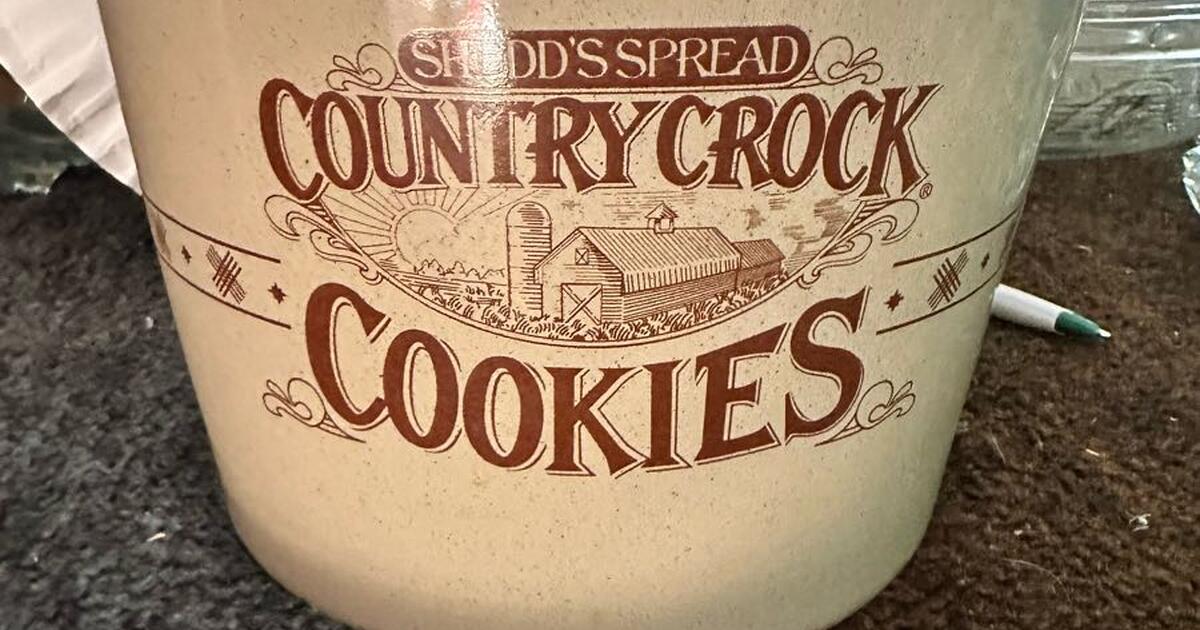 Shedd's Spread Country Crock Cookies Jar for $25 in Simpsonville, SC ...
