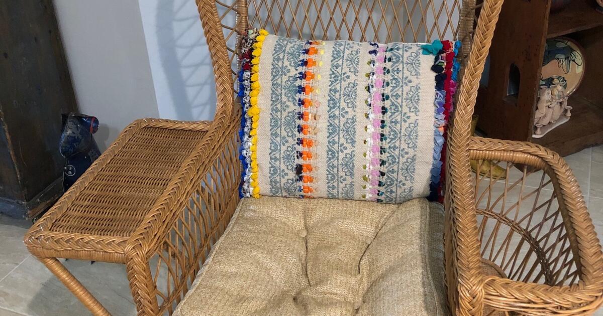 Unique Henry Link Smithsonian Collection Wicker Wing Chair for $175 in ...