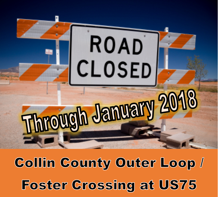 **TxDOT News Release - Foster Crossing/Collin County Outer Loop at US75 ...