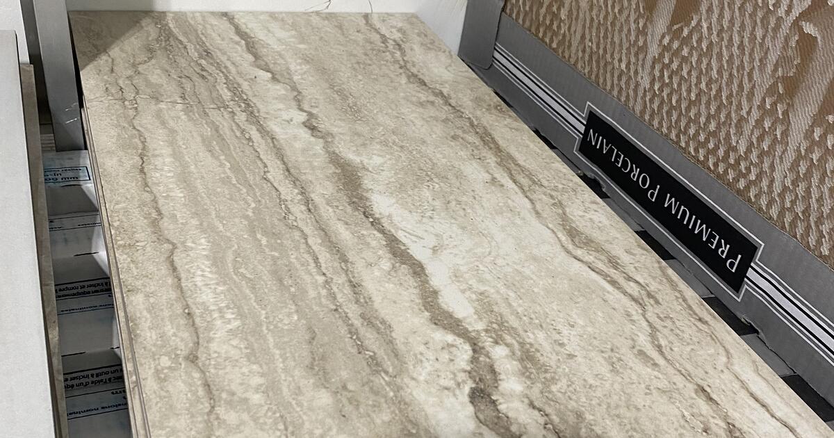 MSI Romagna Ivory 12 in. x 24 in. Polished Porcelain Floor and Wall ...