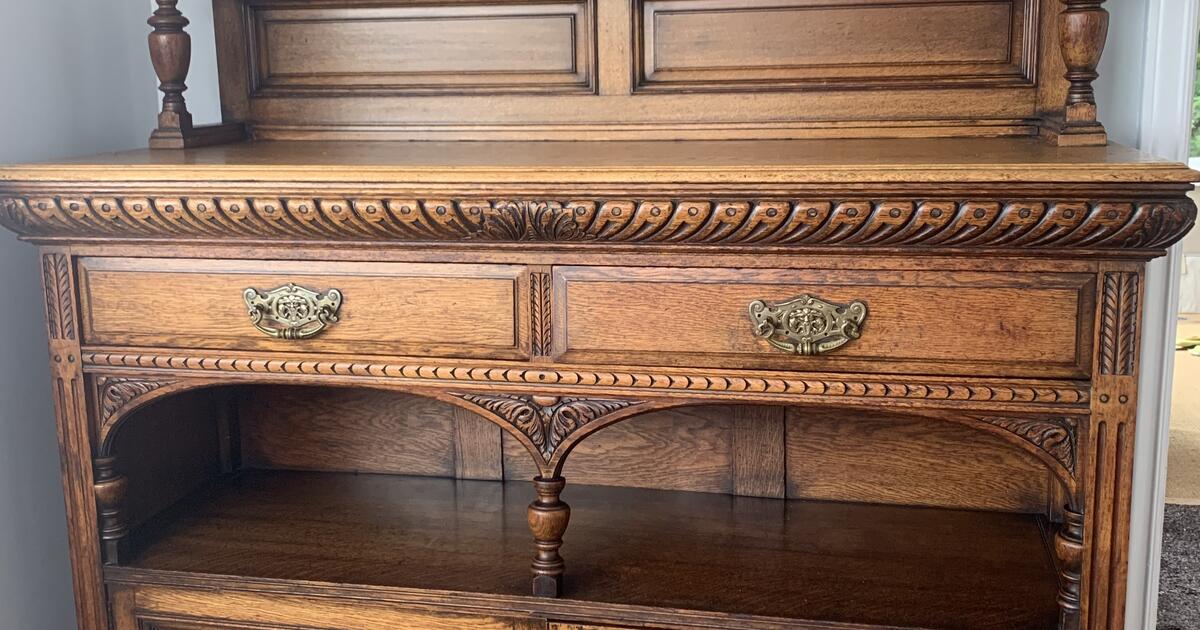 Antique Victorian English Oak Sideboard Buffet for $560 in Bermuda ...