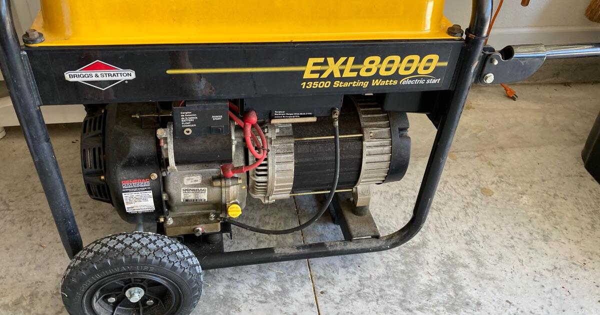 Briggs & Stratton EXL8000 Generator for $350 in Green Cove Springs, FL ...