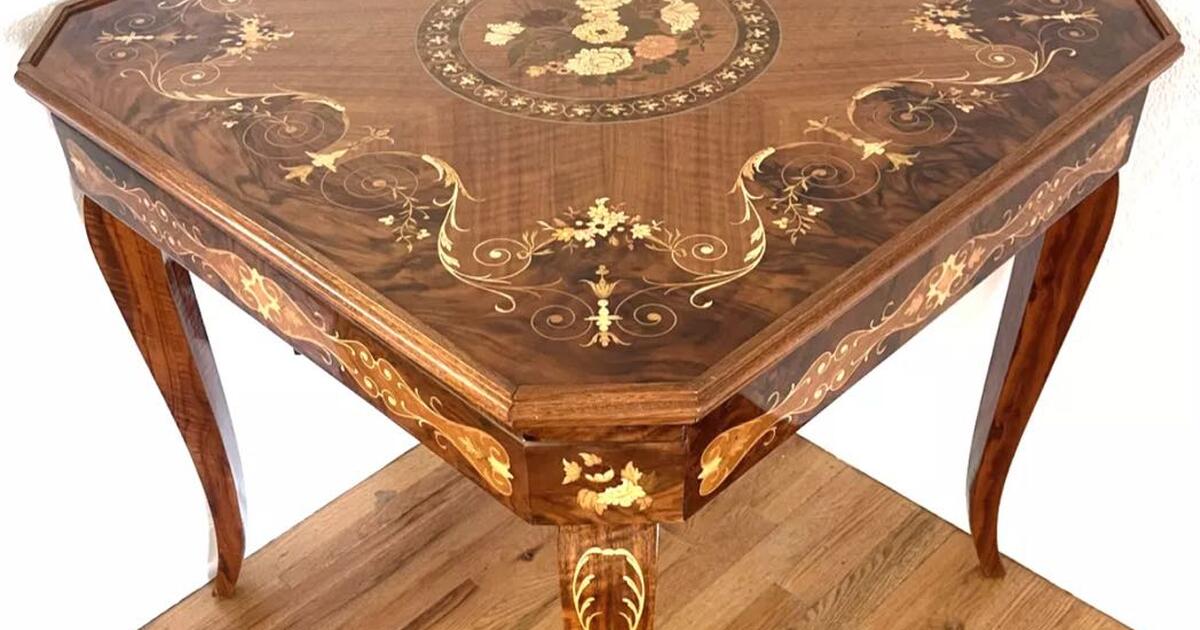 Antique Italian Inlaid Wood Table for $2450 in Dalton, GA | For Sale ...
