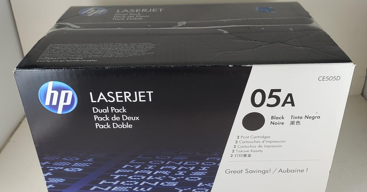 HP LaserJet 05A CE505D Black Dual Pack P2035, P2055 Standard Yield ...