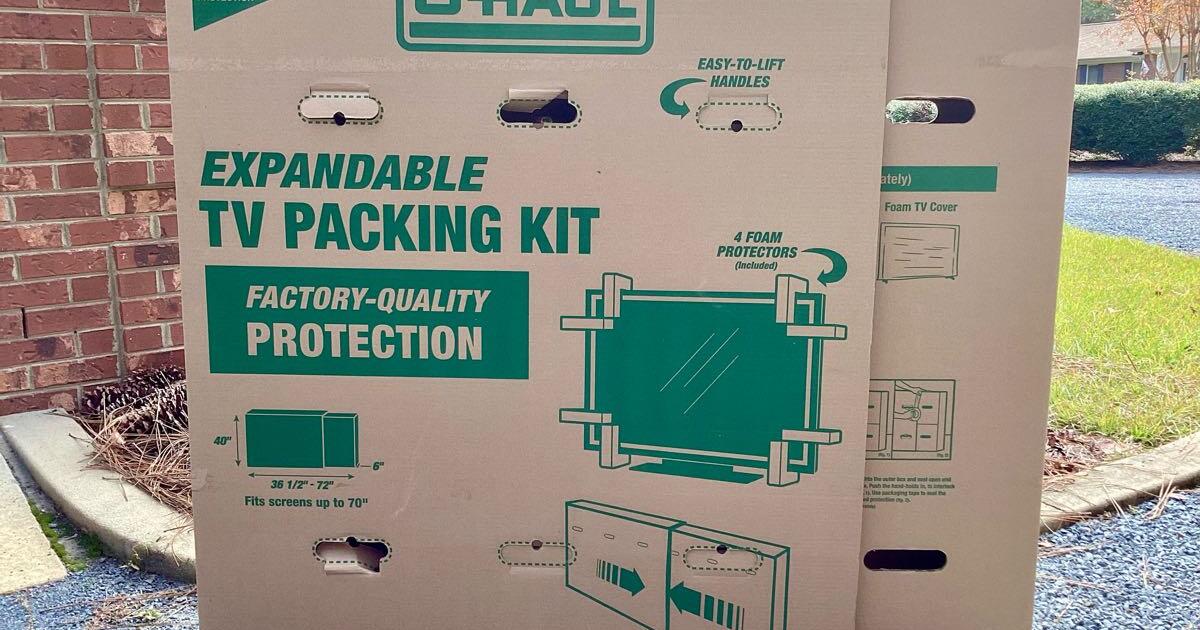 U-Haul Expandable TV Packing Kit for $5 in Whispering Pines, NC | For ...