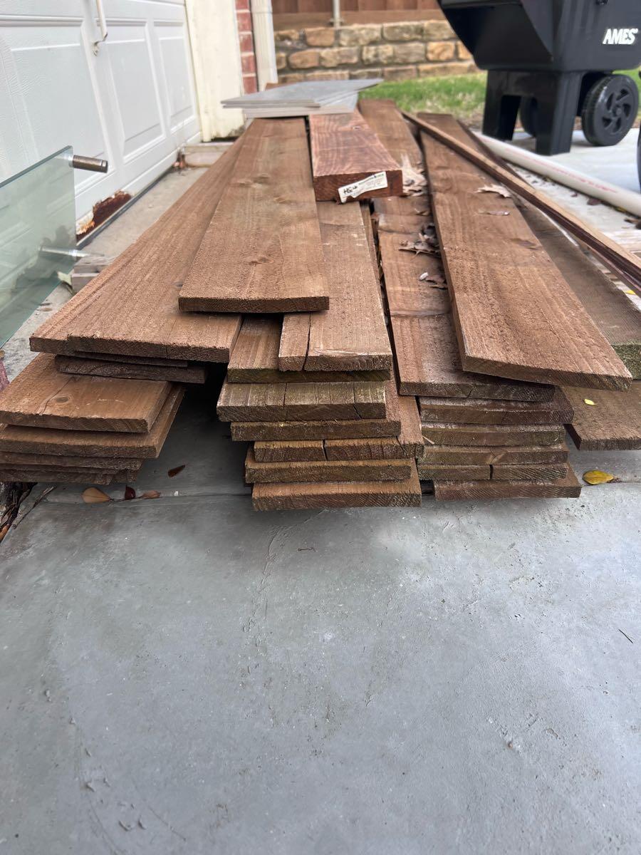 Cedar planks for fence for Free in Richardson, TX | For Sale & Free ...