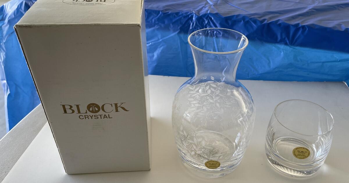 Block Crystal Glassware for $20 in Palm Desert, CA | For Sale & Free ...