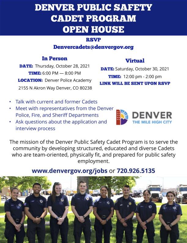 Denver Public Safety Cadet Open House (Denver Police Department ...