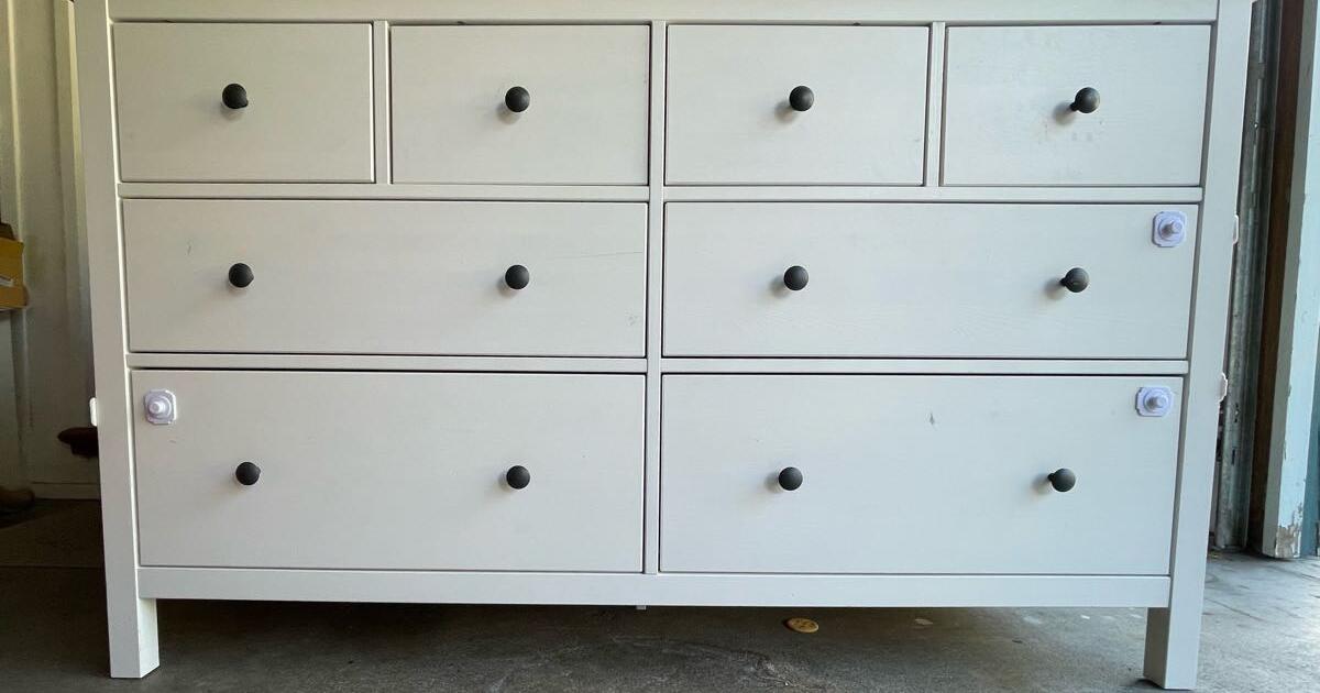 Ikea 8 drawer white stain dresser for Free in Scottsdale, AZ | For Sale ...