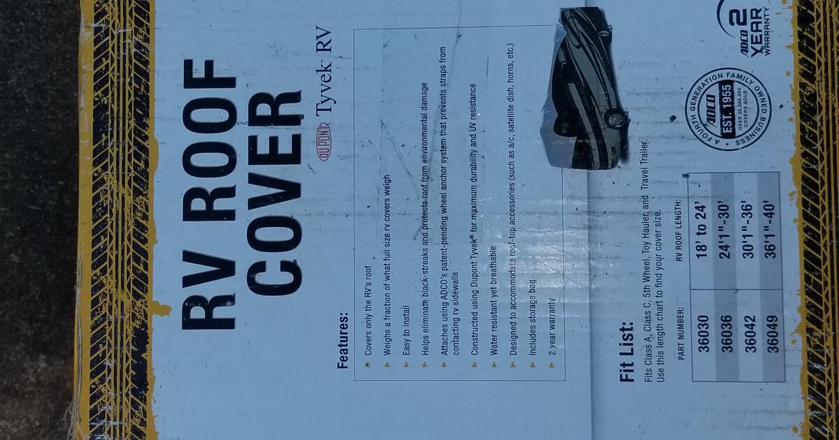 ADCO Tyvek RV Roof Cover for $50 in Manassas, VA | For Sale & Free ...