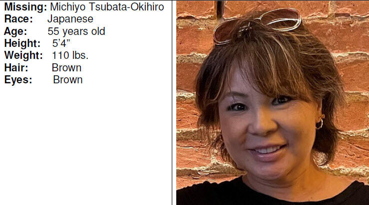 Missing Person LOCATED: Michiyo Tsubata-Okihiro. (Honolulu Police ...