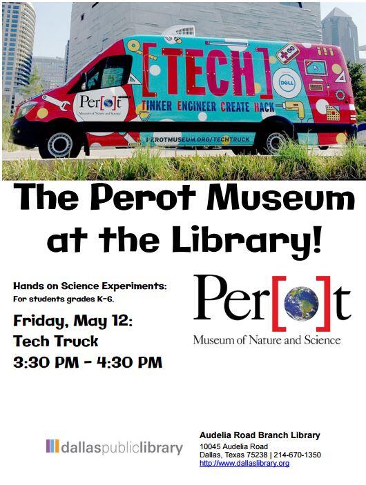 Perot TECH Truck at Audelia Road Library (Dallas Public Library ...