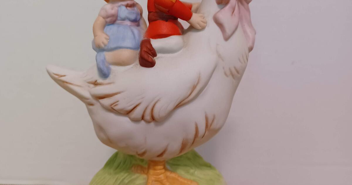 1981 Mother Goose Ceramic Music Box Figurine Lollipop Dragon Trust ...